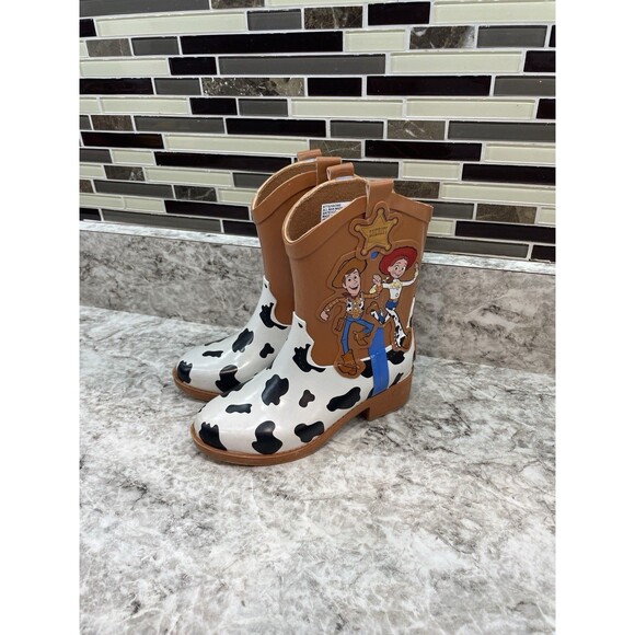 Disney | Shoes | Toy Story Childrens Rubber Rain Boots Size 9 Woody ...